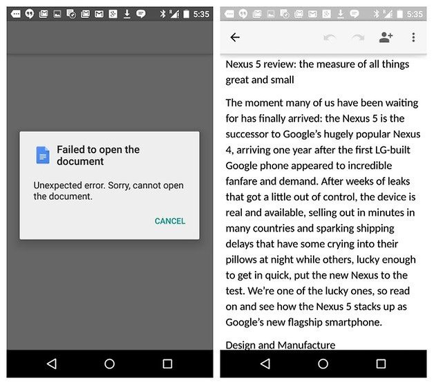 How To Use Google Docs Offline On Android AndroidPIT
