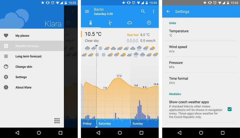 Les meilleures applications météo pour Android - AndroidPIT Les meilleures applications météo pour Android - AndroidPIT