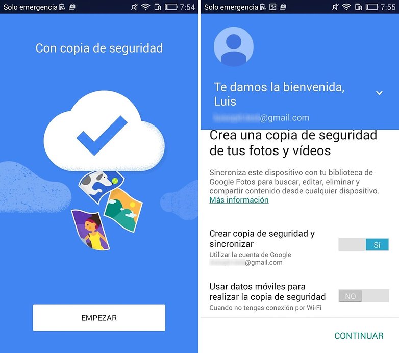 Cómo hacer copias de seguridad en Google Fotos | NextPit Cómo hacer copias de seguridad en Google Fotos | NextPit