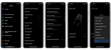 Xiaomi: How to create MIUI shortcuts with the Back Tap function – Cartizzle