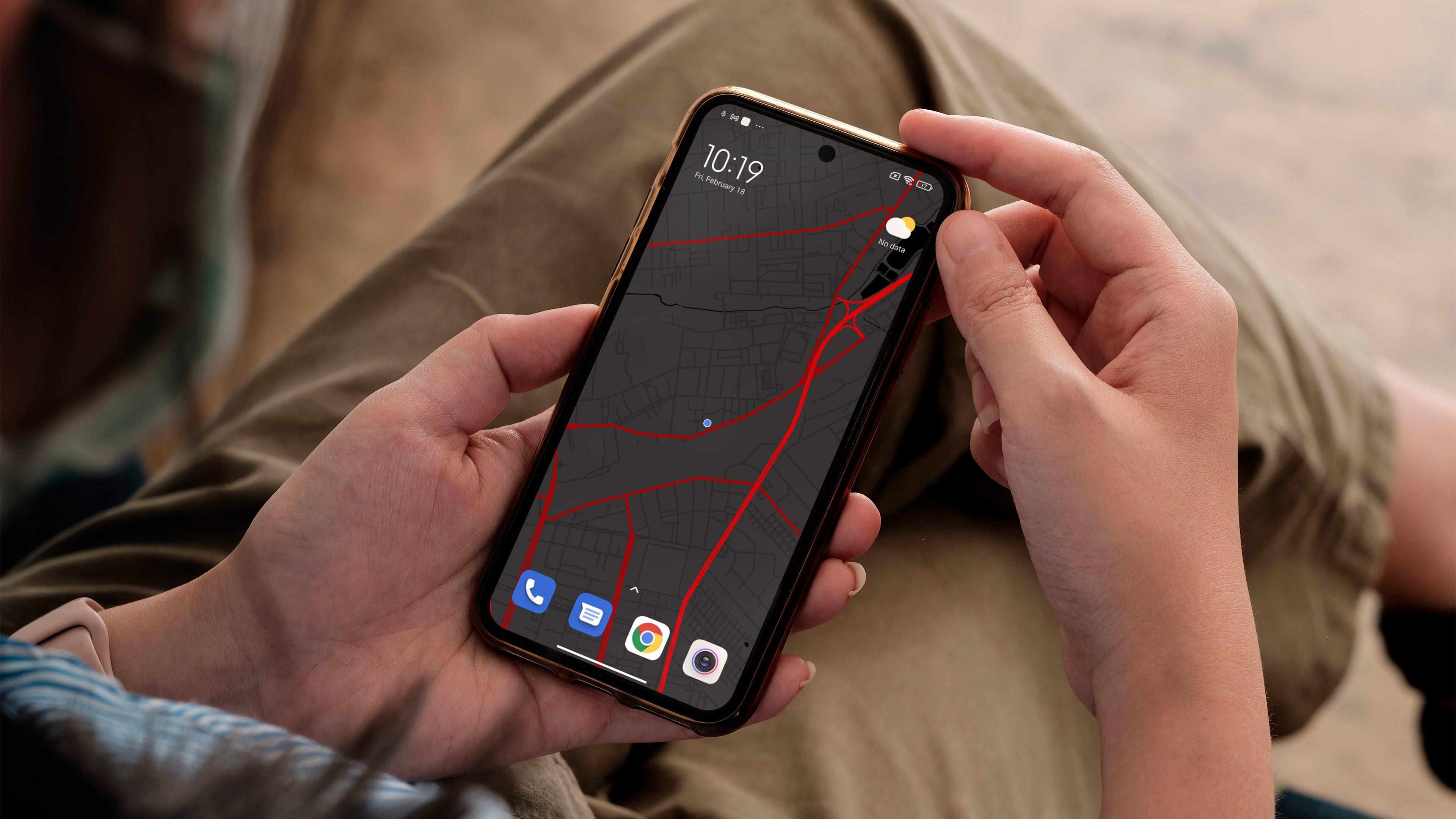 Free Instead of $2.99: Make a live city wallpaper from Google Maps